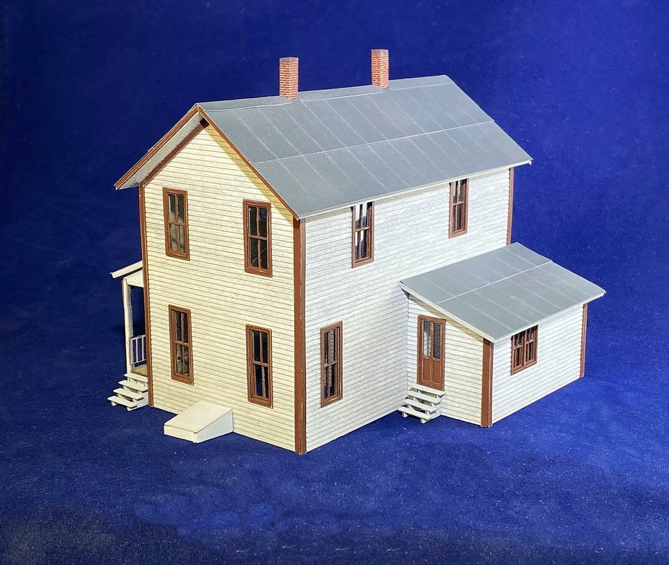 Berkshire Valley Models HO/HOn3, 1/87 Two Story Farmhouse kit - #2055 ...