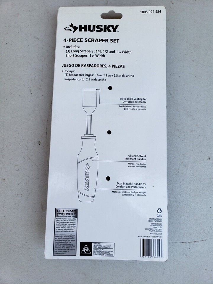 Husky Hook and Pick Set #1005020921 and Hand Scraper Tool Set ...
