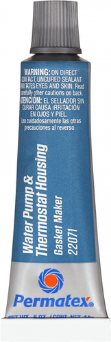 Permatex 22071 Water Pump and Thermostat RTV Silicone Gasket, 0.5 oz ...