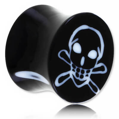 Acrylic Skull Ear Plug | eBay
