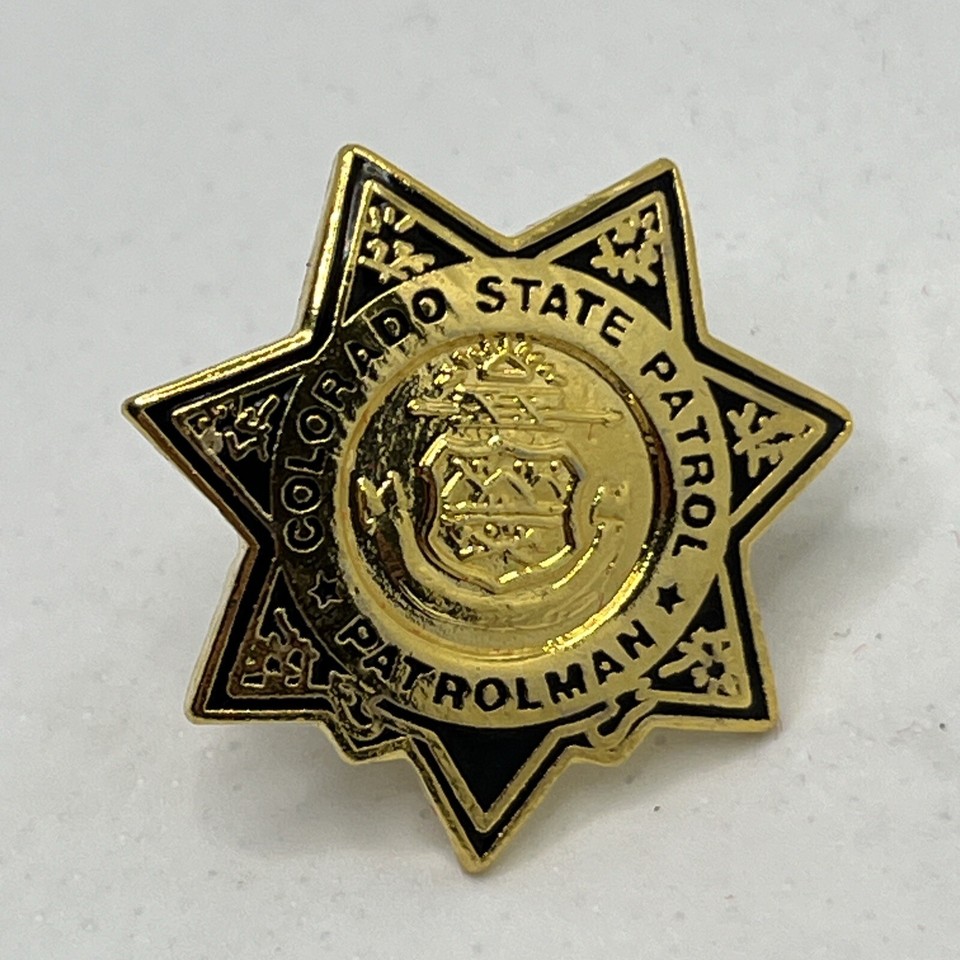 Colorado Highway Patrol Trooper Police Law Enforcement Enamel Lapel Hat ...