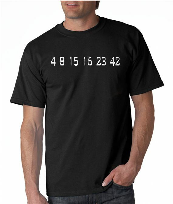 Lost Numbers T-shirt TV Show 5 Colors S-3XL | eBay