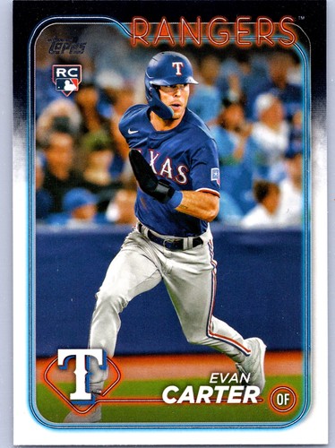 2024 Topps #280 Evan Carter Texas Rangers | eBay