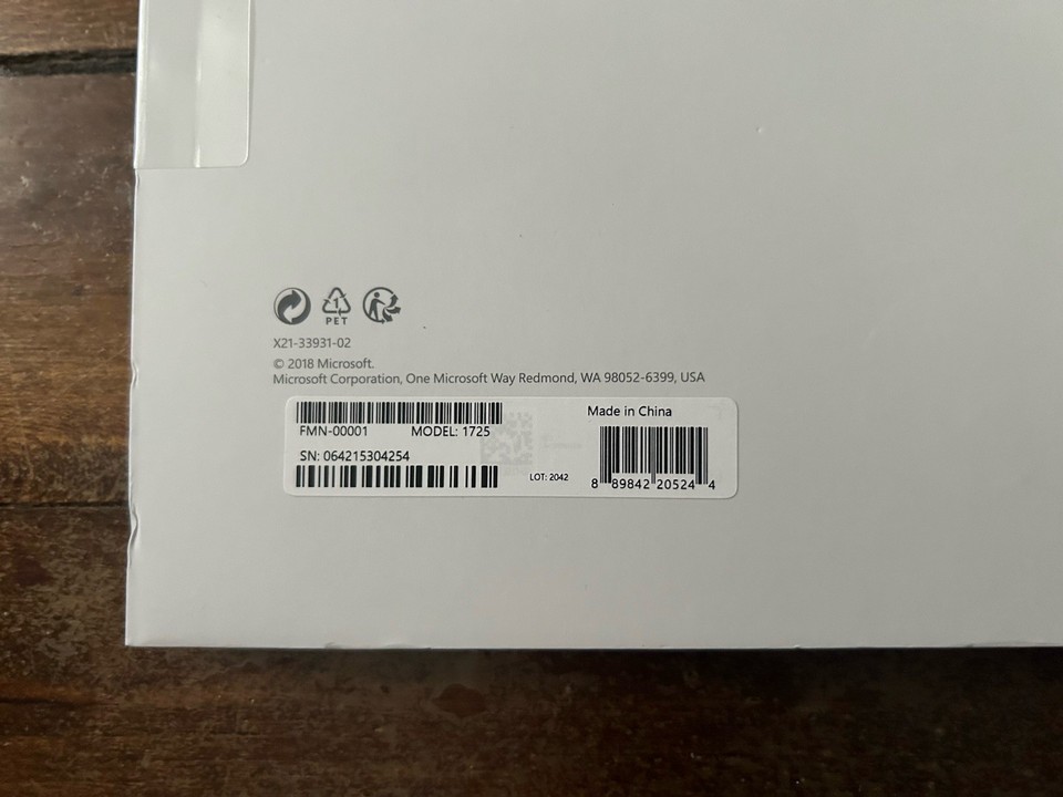 MICROSOFT 12.3" SURFACE PRO TYPE COVER MODEL 1725 KEYBOARD Black NEW | eBay