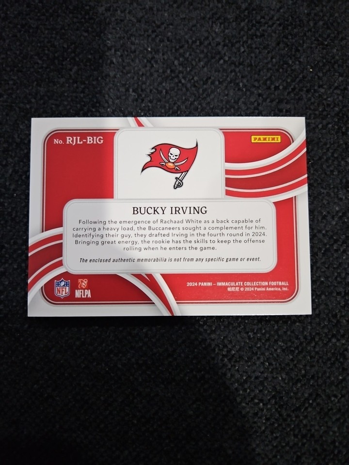 2024 IMMACULATE #RJL-BIG BUCKY IRVING JACKET LOGO /25 SICK PATCH 🔥🔥 | eBay