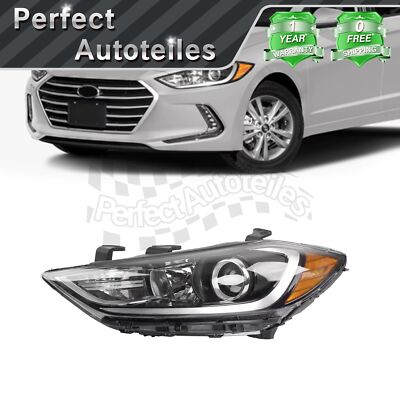 For 2017-18 Hyundai Elantra Sedan Headlight Assembly Left HY2503206 ...
