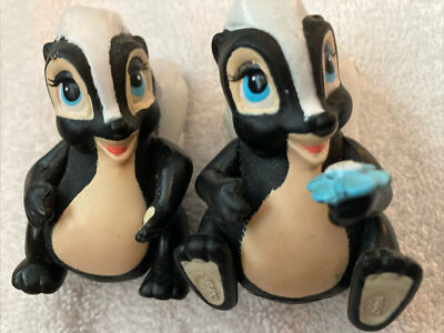 Disney Flower Skunk PVC Figure Bambi Pair (2) | eBay