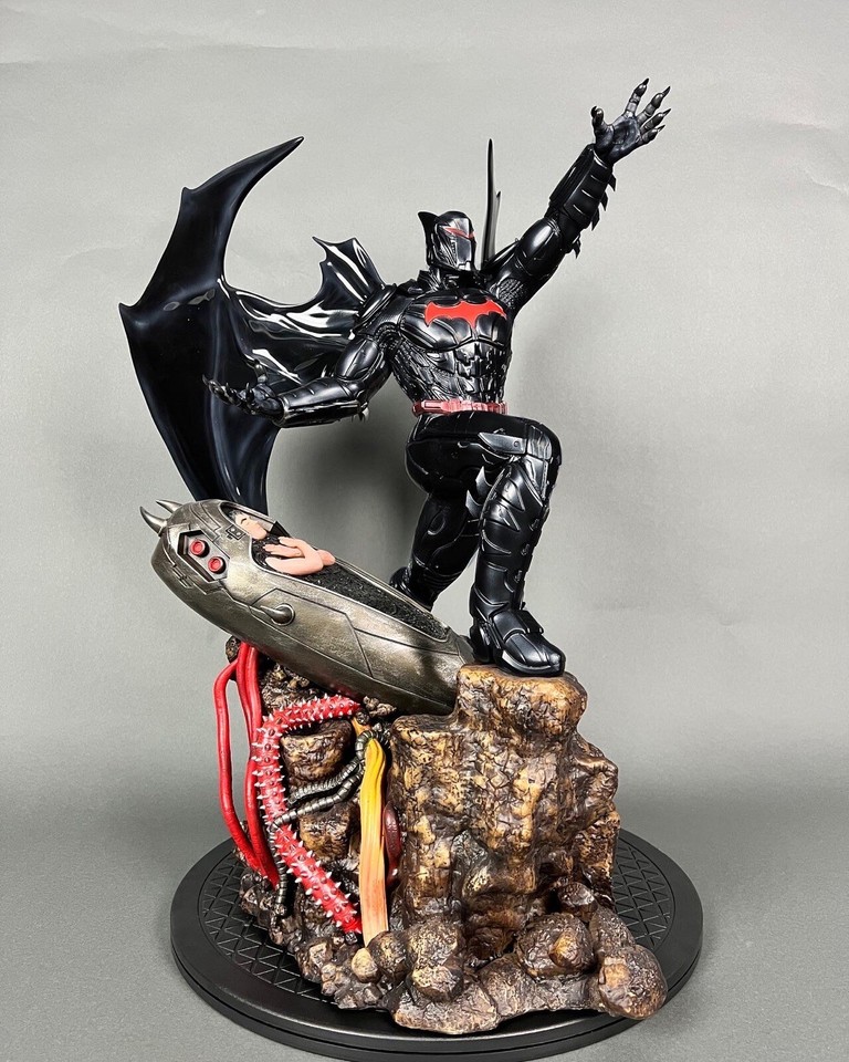 Fan Art Custom Hellbat Armor Batman 1/4th Scale Statue /30 *Read ...