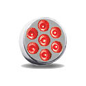 Trux 2 Inch Round Red LED Marker Light With 7 Diodes & Clear Lens | eBay