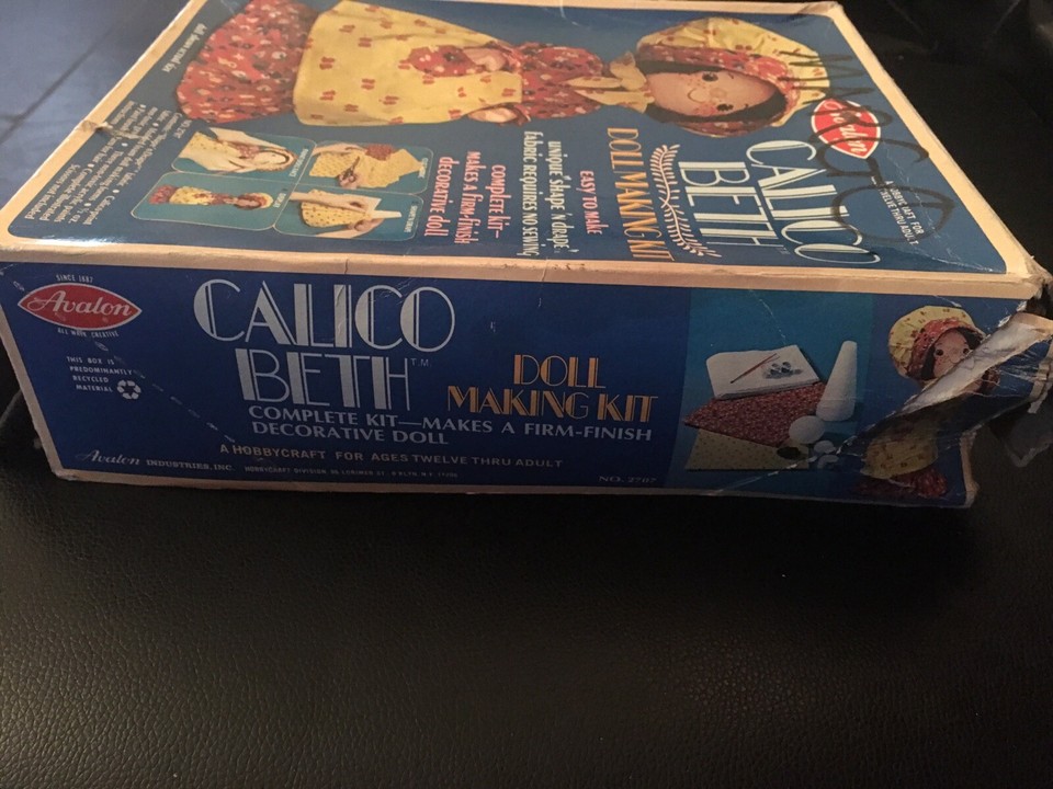 Vintage Calico Beth Doll Making Kit | eBay UK