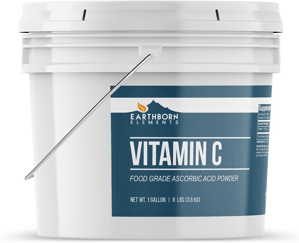Earthborn Elements Vitamin C Powder (1 Gallon) 128 Ounce (Pack of 1) | eBay