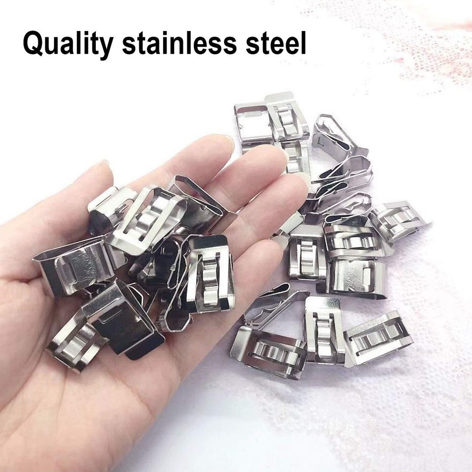 20mm Stainless Steel Cable Clips Trailer Frame Wire Clips 30 Pieces ...