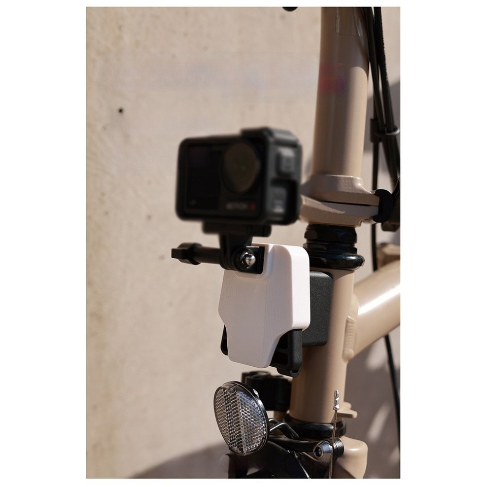 FOR BROMPTON Lamp Mount Adapter Compact Size Fits For Action Cameras ...