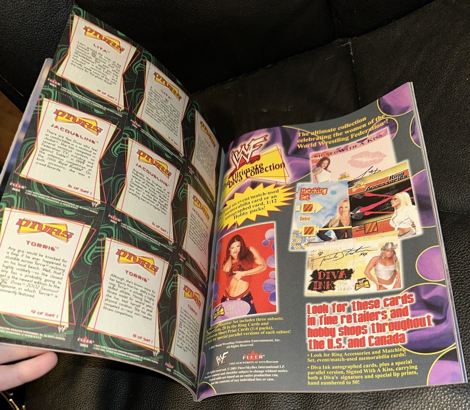 WWF Divas 2002 Wrestling Magazine Trish Stratus Stacy Kiebler WWE ...