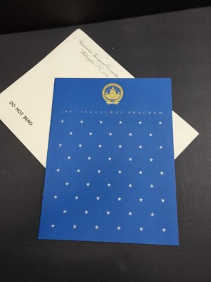 Vintage 1981 Inaugural Program President Ronald Reagan NEW OLD STOCK | eBay