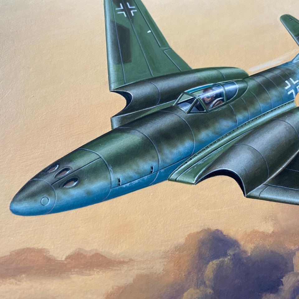 Original Painting Messerschmitt Me 262 HG III - by Sonny Schug | eBay