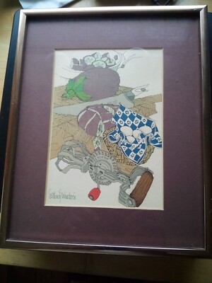 1975 Litho By Wendy Wheeler Signed Framed Matted 8 x 10 | eBay