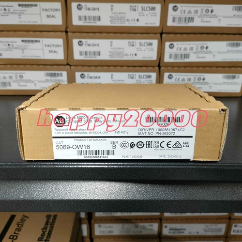 New Factory Sealed AB 5069-OW16 SER B Compact 5000 Relay Output Module ...