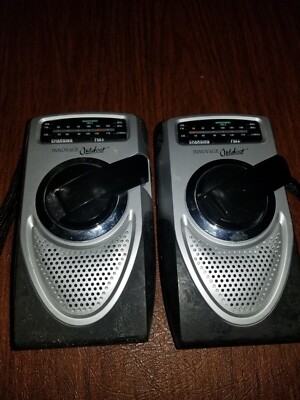 🔥🔥 INNOVAGE OUTDOOR AM/FM/WEATHER SET 2EA BATTERY-FREE HAND CRANK RADIO ...