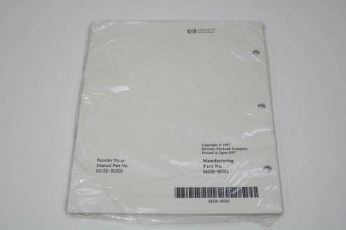 Hewlett Packard HP 4155B 4156B Lot of 3 Analyzer Manuals | eBay