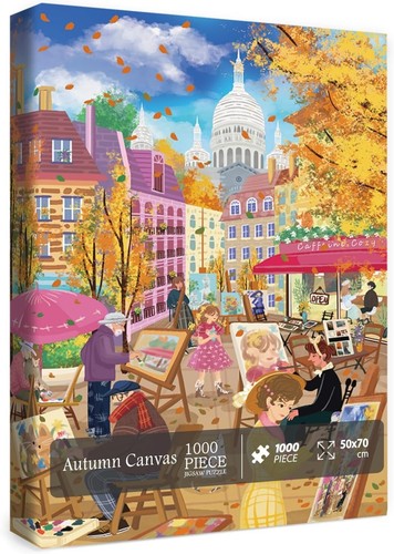 Bboldin "Autumn Canvas" 1000 Piece Puzzle w/Poster, Complete | eBay
