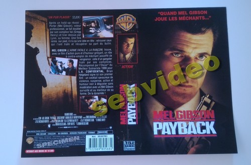 JAQUETTE VHS - WARNER BROS - PAYBACK (2000) ** RECTO / VERSO | eBay