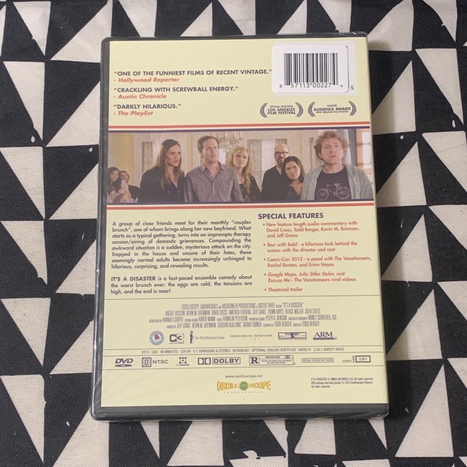 It's a Disaster (DVD, 2013) David Cross, Julia Stiles NEW SEALED ...
