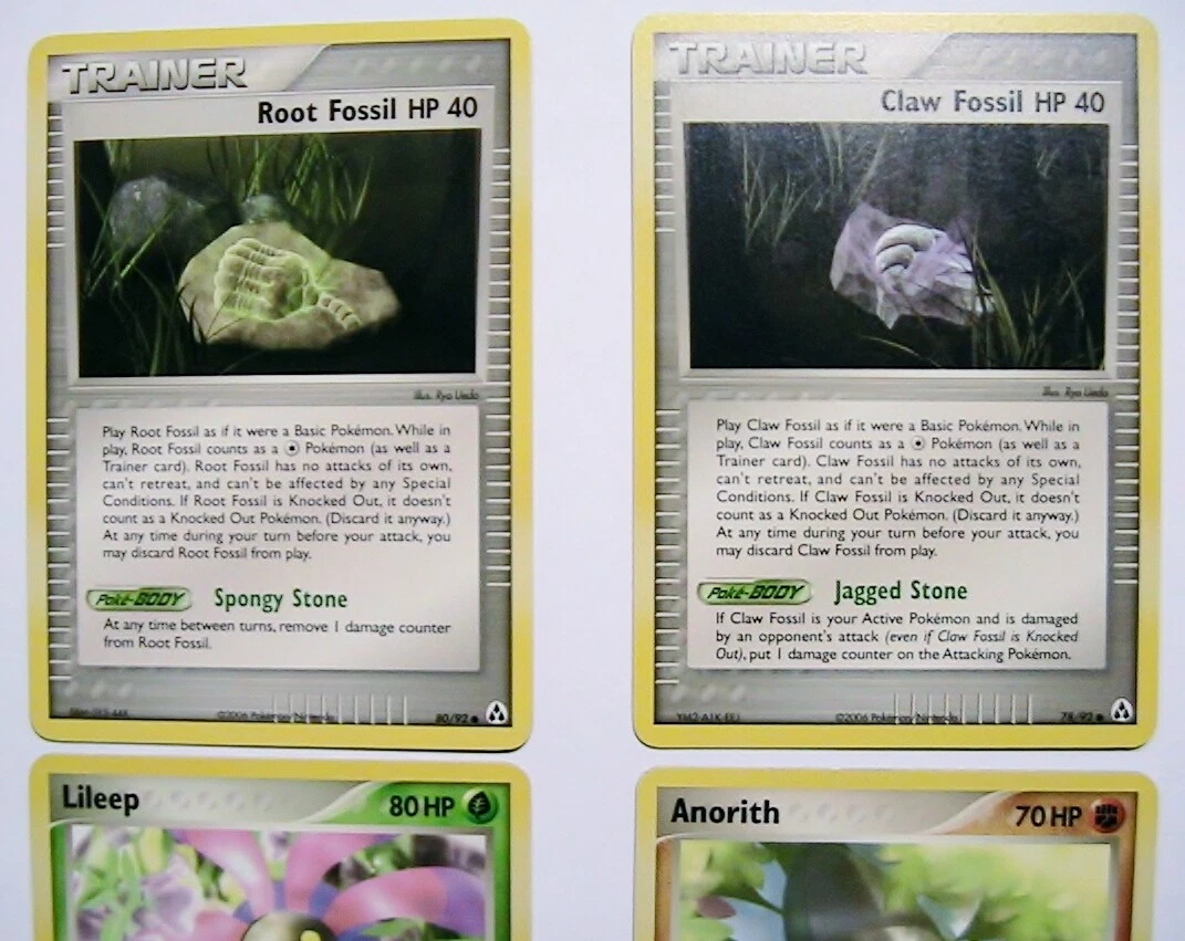 Root Fossil Vs Claw Fossil Pokemon
