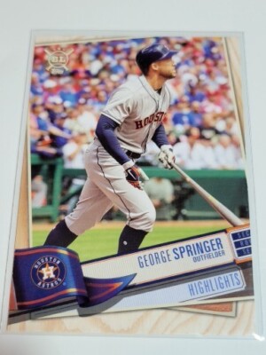 GEORGE SPRINGER 2019 Topps BL #386. ASTROS | eBay