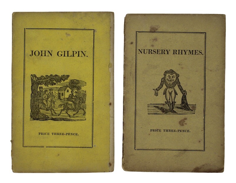 C.1830 FOUR RARE JUVENILE CHAPBOOKS Children's NATURAL HISTORY Nursery ...