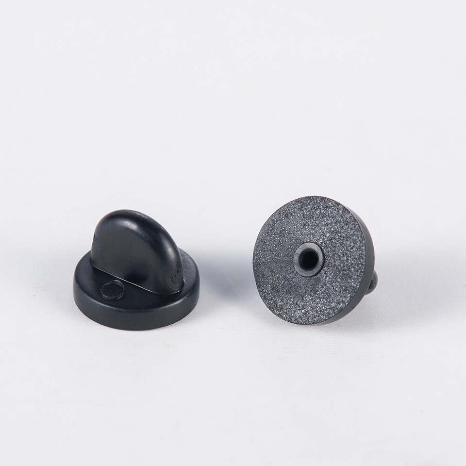 25 X Lapel Pin Rubber Pin Backs Safety Brooch Tie Back Hat Badge ...