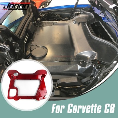For Corvette C8 Convertible 2020-24 Clear HTC Engine Bay Cover Red ...