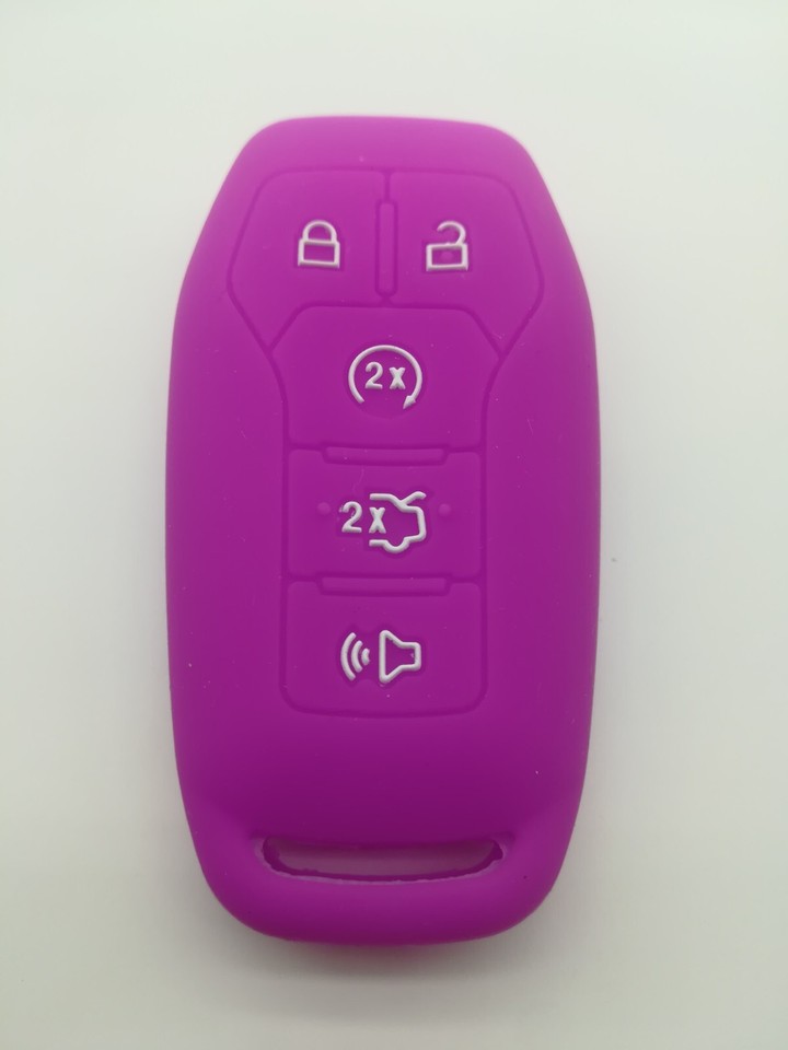Rubber Remote Key Cover for Ford Fusion Mustang Edge EXPLORER F-150 F ...