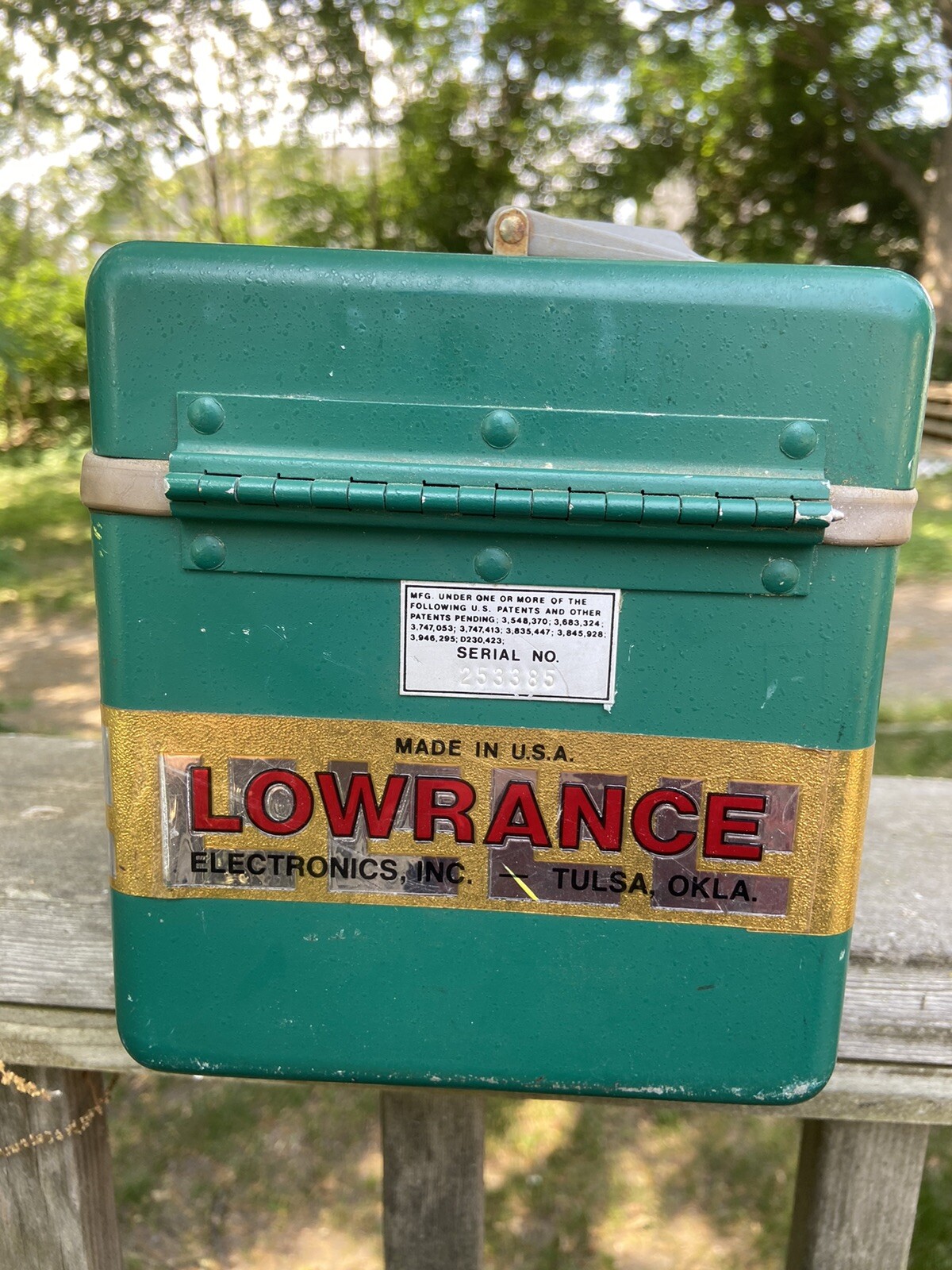 Three Vintage Fish Lo-k-tor Fishing Lowrance Locator Lpf300d Portable ...