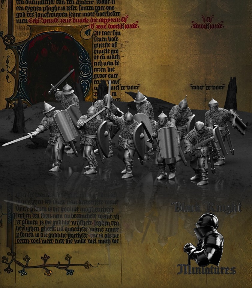 Black Knight Miniatures Medieval 13th Century Lithuanian Warrior ...