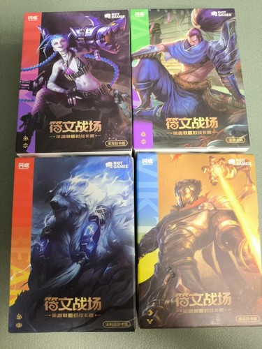 League of Legends Card Game Chinese Arcane Exclusive Start Deck Set 4 ...