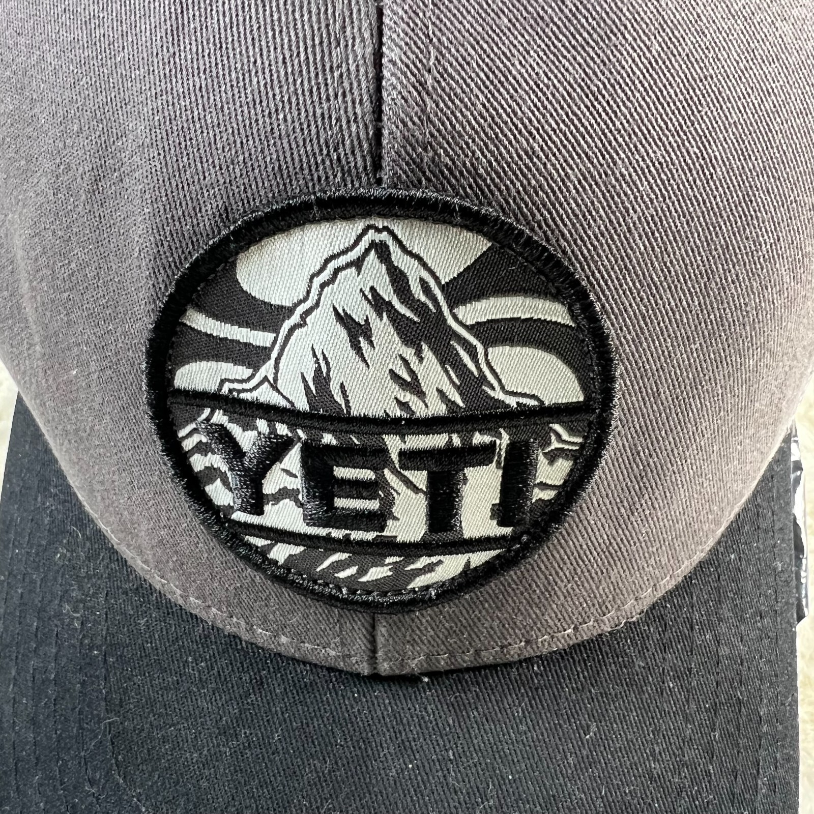 Yeti Cooler Mountain Badge Trucker Hat One Size Black… - Gem