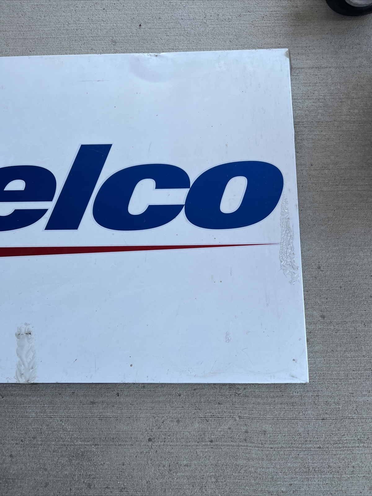 ACDELCO Metal Dealer Sign 70”x34” - NOS with Plastic Still On Sign | eBay
