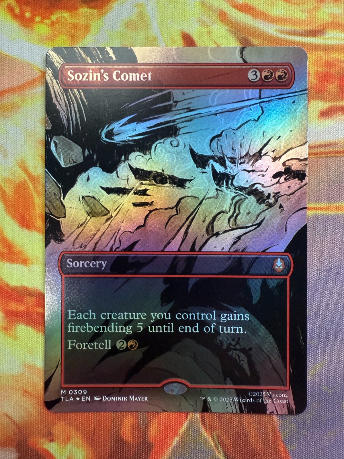 MTG TLA 309 Sozin's Comet NM EN Borderless Foil | eBay
