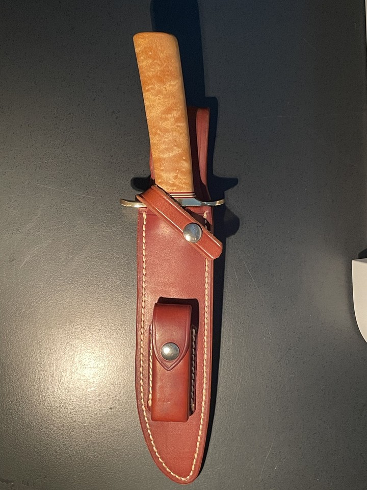 Randall Made Model 1 - 7 inch BIRDSEYE MAPLE Handle + Sheath - New ...