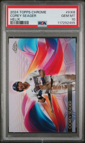2024 TOPPS CHROME HELIX #HX6 COREY SEAGER PSA 10 | eBay