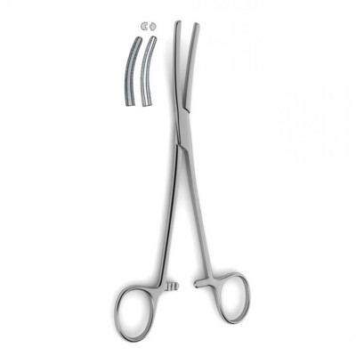 Buie Pile Clamp, 8.5", Curved, Angiotribe Jaws | eBay