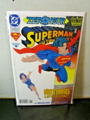 Superman Action Comics Book 1994 #703 DC Comics ZERO HOUR Bagged ...