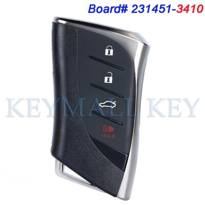 231451-3410 Smart Remote Key Fob for Lexus ES250 ES350 2020 2021 2022 ...