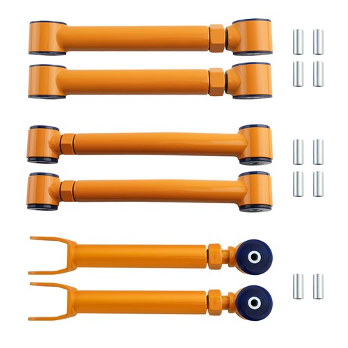6x Upper + Lower Adjustable Control Arms Set For Jeep Wrangler TJ 1997 ...