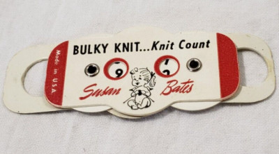 Vintage Susan Bates BULKY KNIT COUNT Row Counter Knitting Notion ...