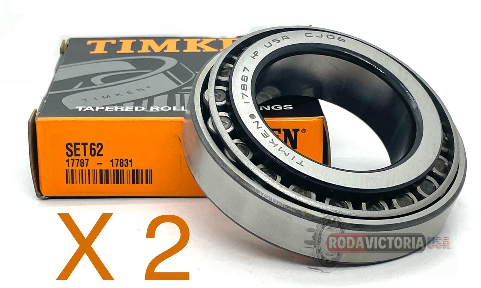 2x 17887-17831 Tapered Roller Bearing 09265-45002 TIMKEN MR470683 90368 ...