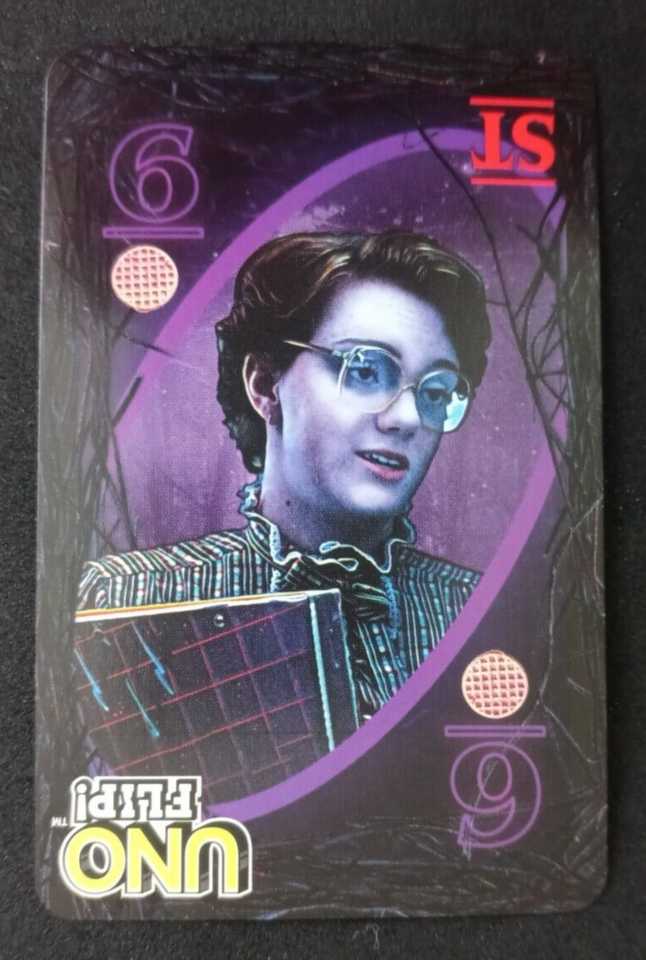 2017 Stranger Things Uno Flip! Card Blue The Demogorgon Flip Card (B ...