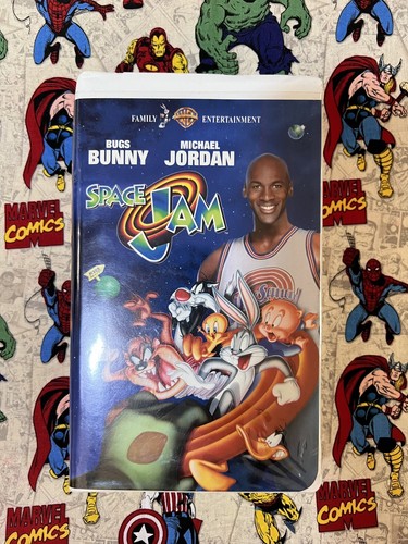 Vintage 1996 Space Jam VHS Movie, Like New, Micheal Jordan, And Loony ...
