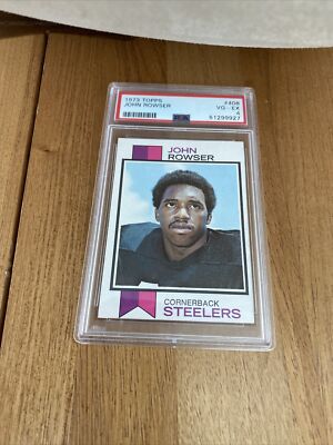 1973 Topps John Rowser Pittsburgh Steelers #408 PSA 4 | eBay